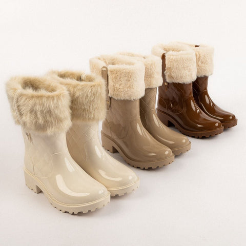 Luxurious Coco Boots for Winter | Non-Slip Soles | Vegan Synthetic Fur ...