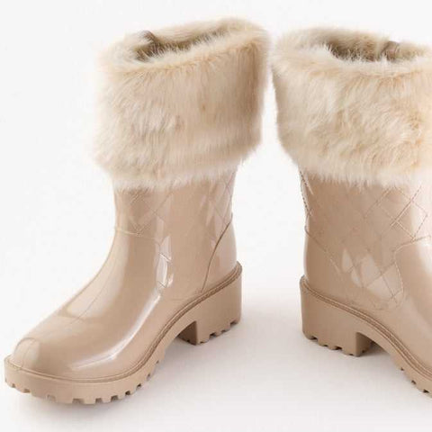 Luxurious Coco Boots for Winter | Non-Slip Soles | Vegan Synthetic Fur ...